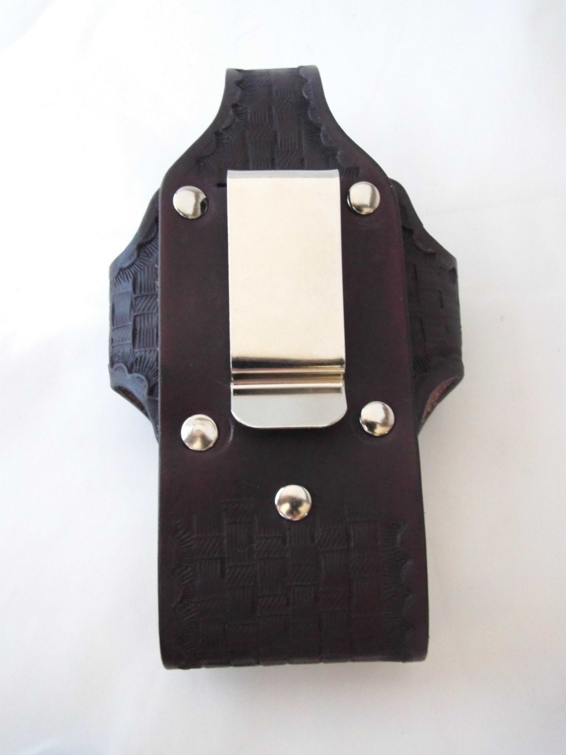 Large Hand Tooled Leather Cell Phone Case Cover Made in - Etsy