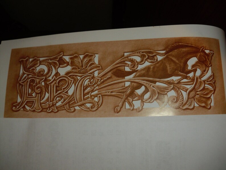 Custom Made Hand Tooled Leather Roper Wallet/checkbook Holder | Etsy