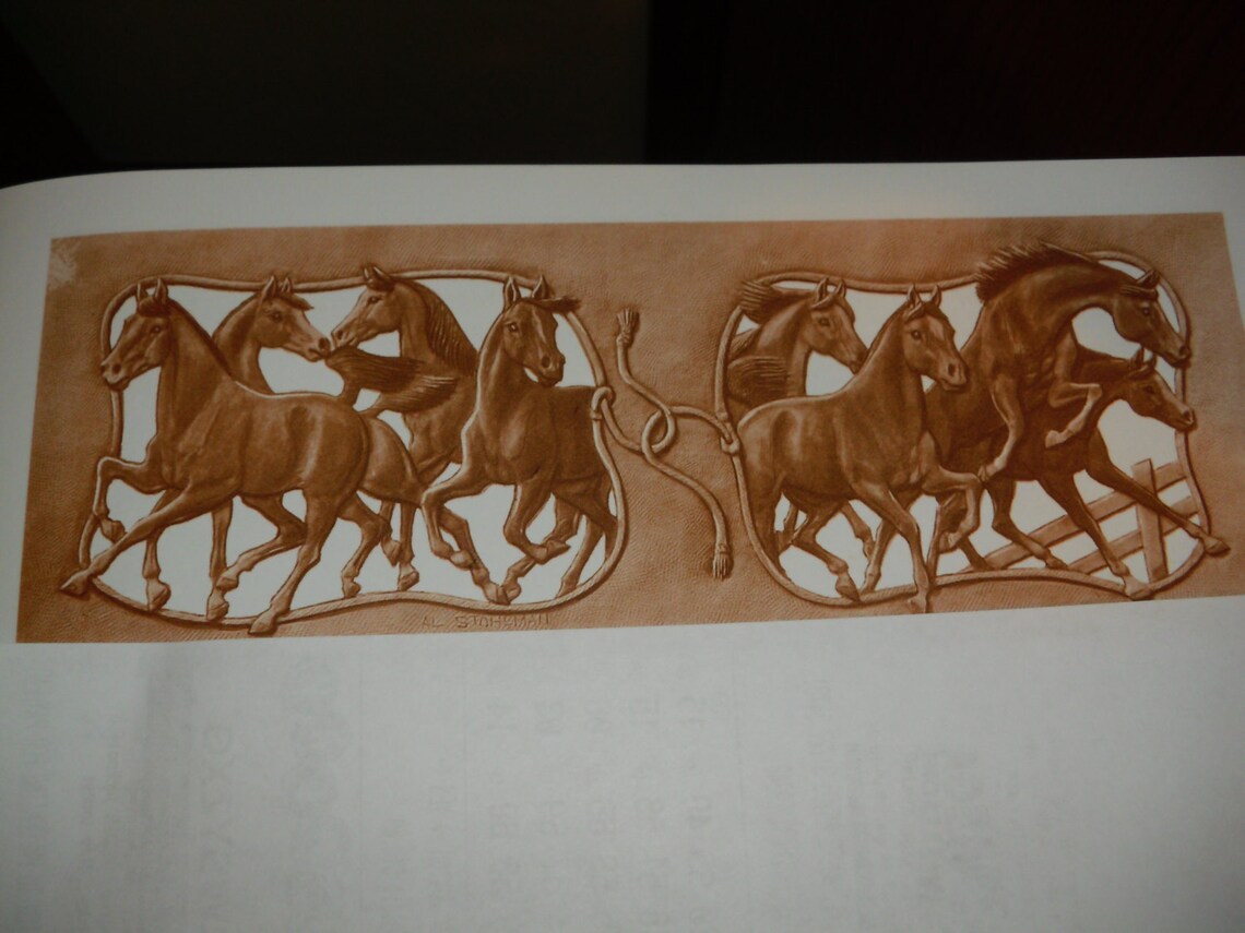 Custom Made Hand Tooled Leather Roper Wallet/checkbook Holder | Etsy