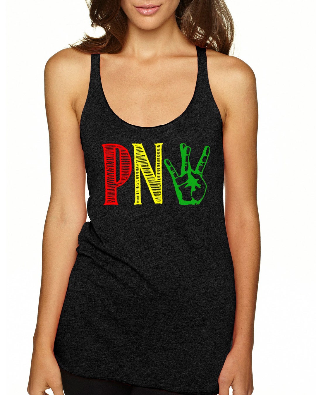 Rasta Reggae PNW Westside Womens Tank - Etsy