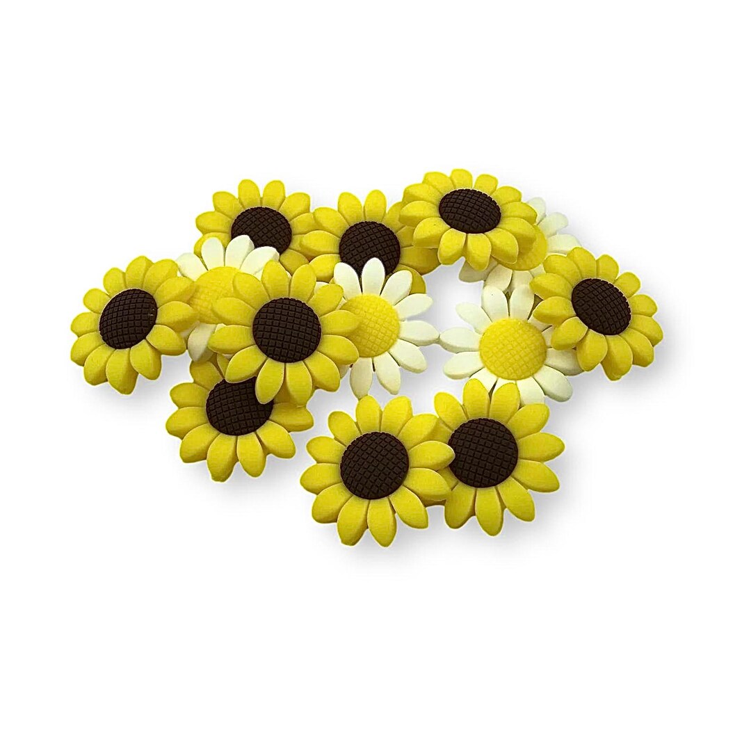Sunflower Silicone Focal, DIY Beaded Pen Focal - Etsy