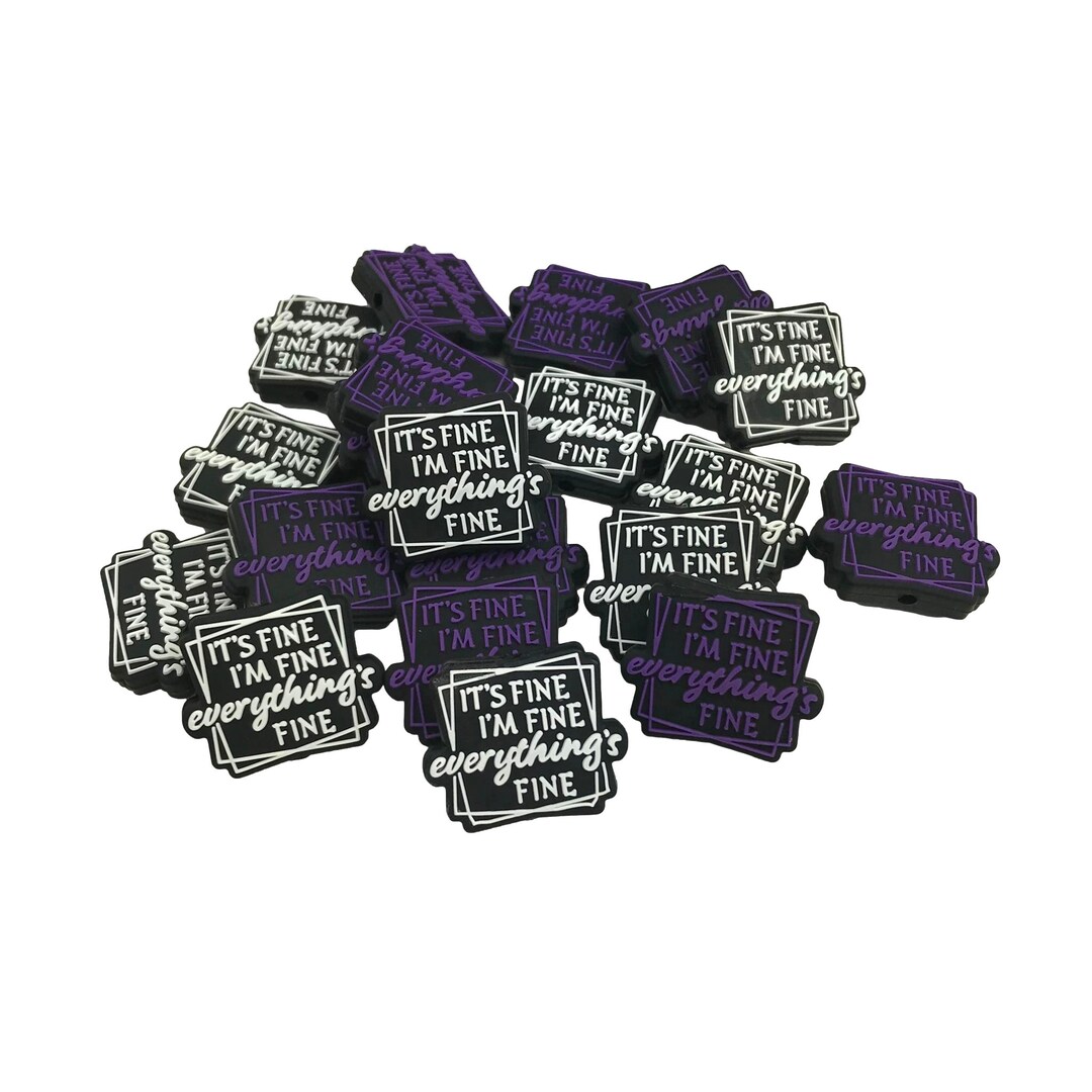 It's Fine Silicone Focal: DIY Beaded Pen Supply - Etsy