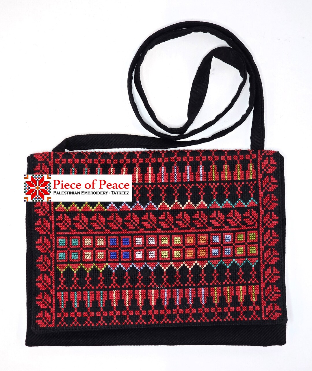 Palestinian Embroidered Strap Bag - Etsy