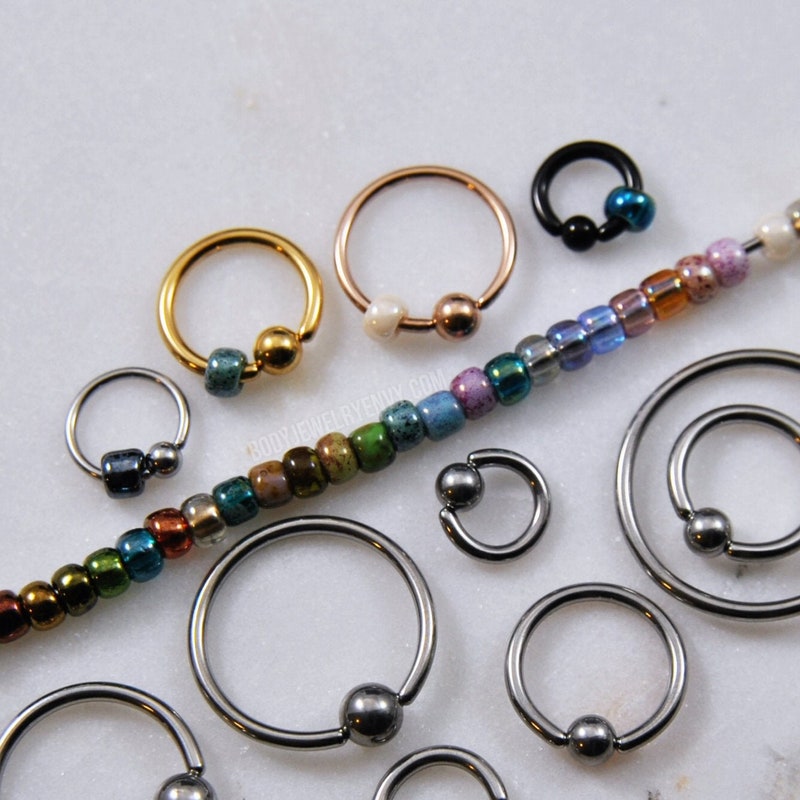 Captive Hoop Earring 19mm - Etsy