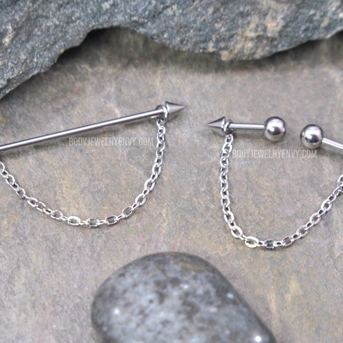 Industrial Piercing/ Scaffold Piercing Bar Surgical Steel - Etsy