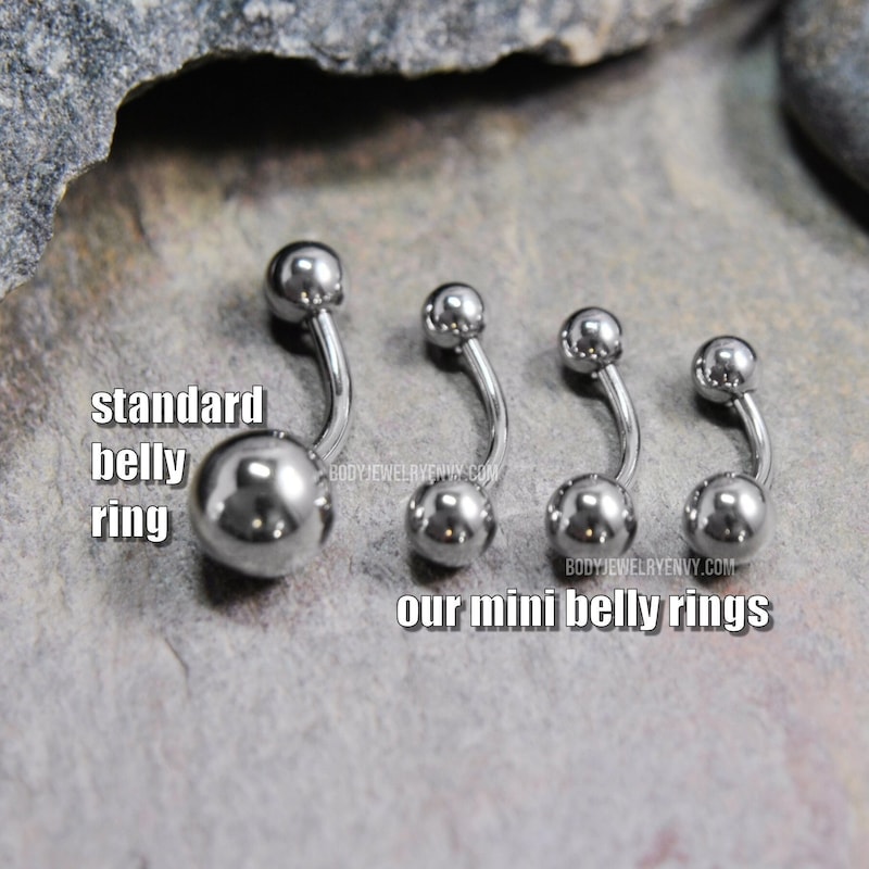 8mm Navel Bar - Etsy