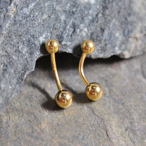 Simple Belly Button Rings - Etsy