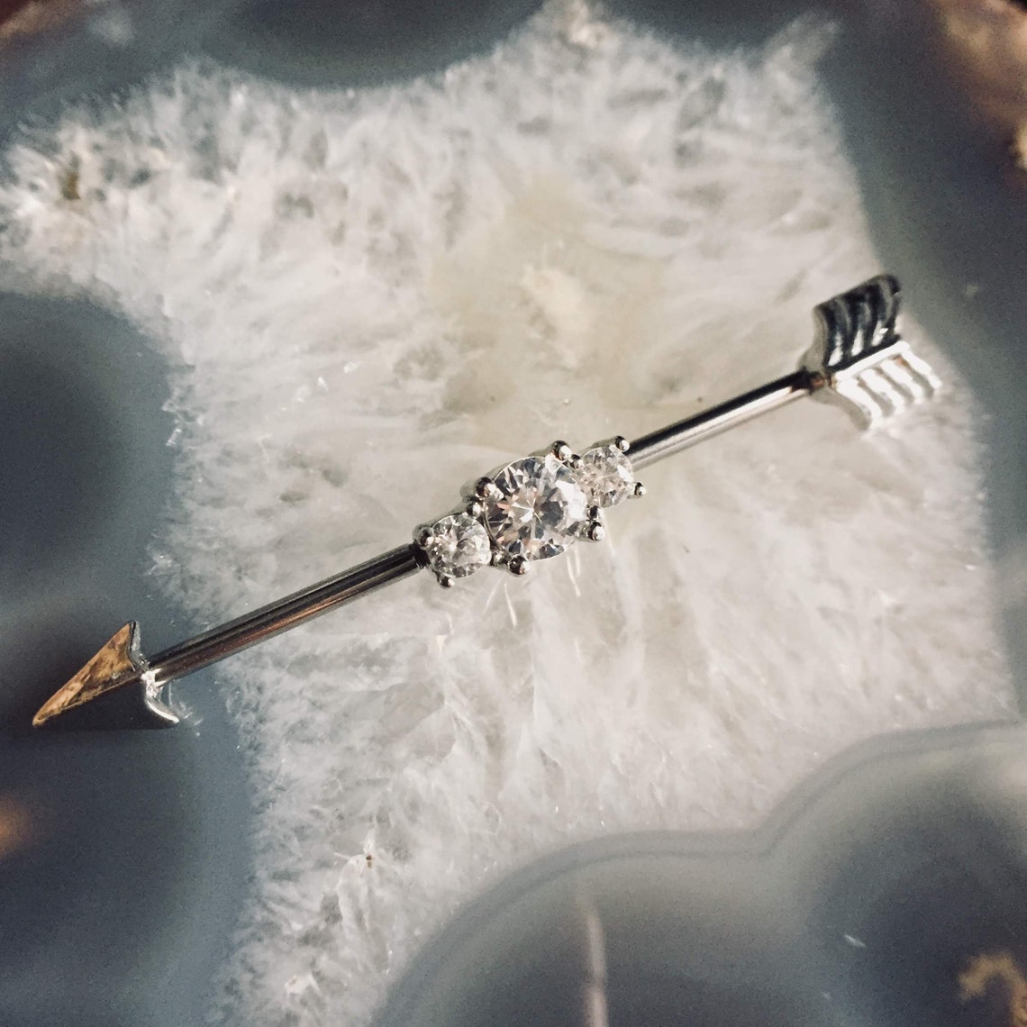 Arrow Industrial Bar Barbell 14g or 16g 1-1/2 316L - Etsy