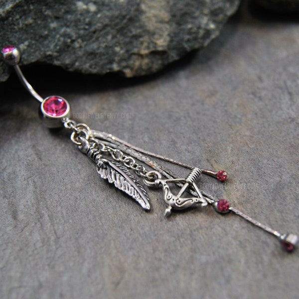 Arrow Belly Button - Etsy
