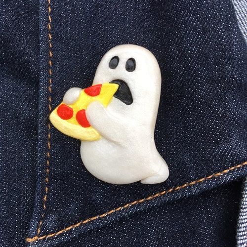 Ghost Emoji Lapel Hat Pin - Etsy