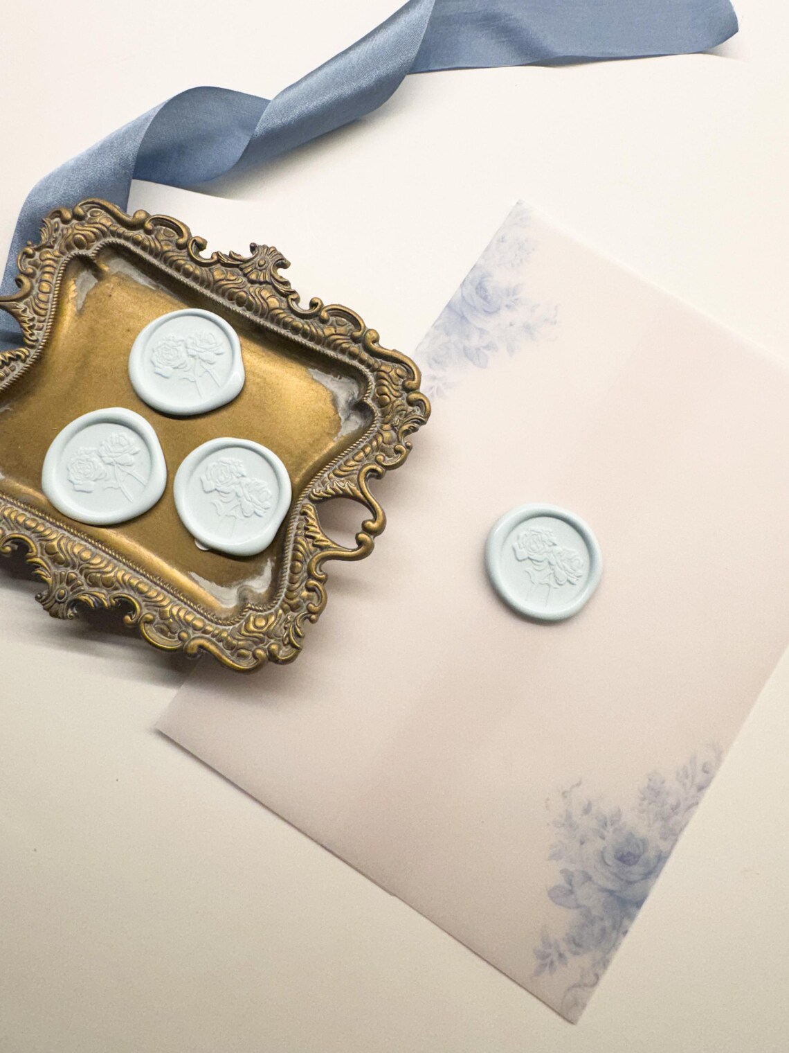 Self-adhesive Wax Seal Stamp Stickers, Wild Rose Self Adhesive Wax ...