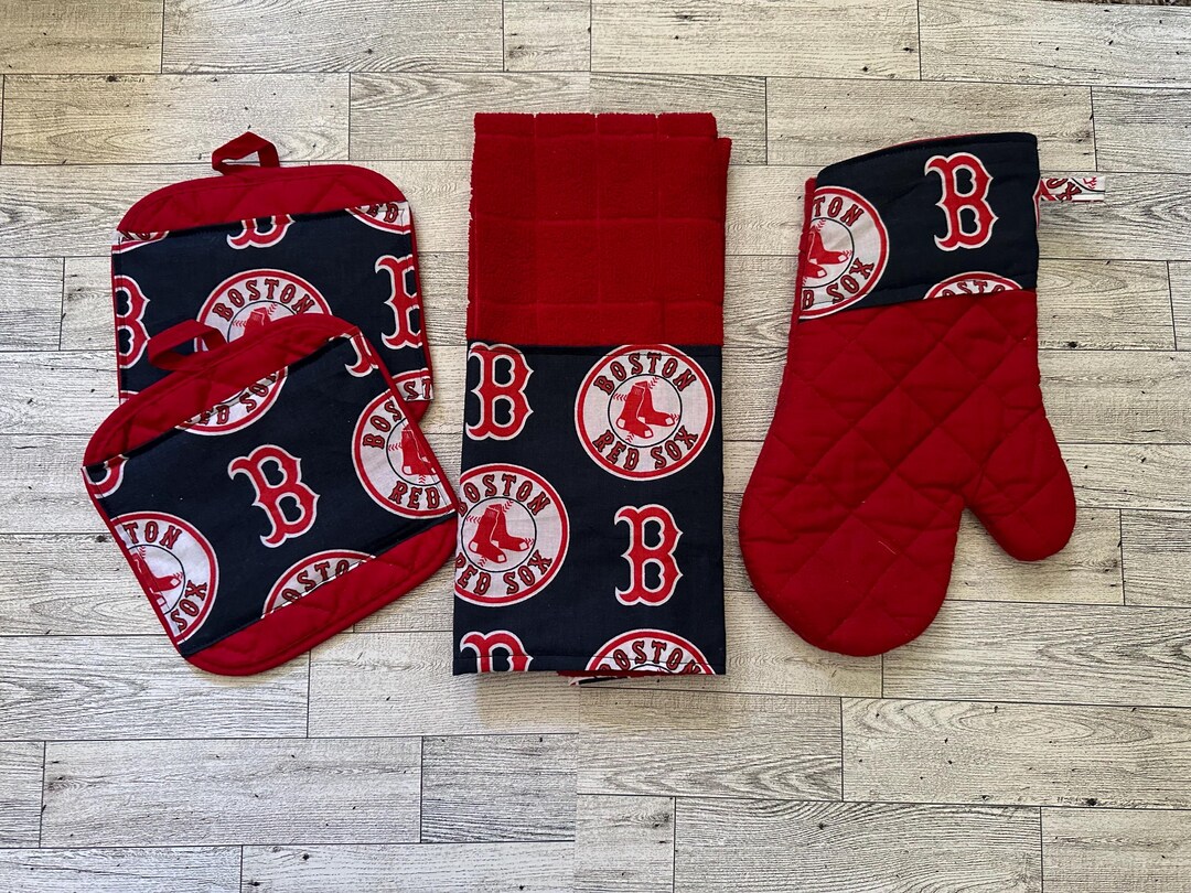 Boston Red Sox Themed Kitchen Gift Set - Etsy