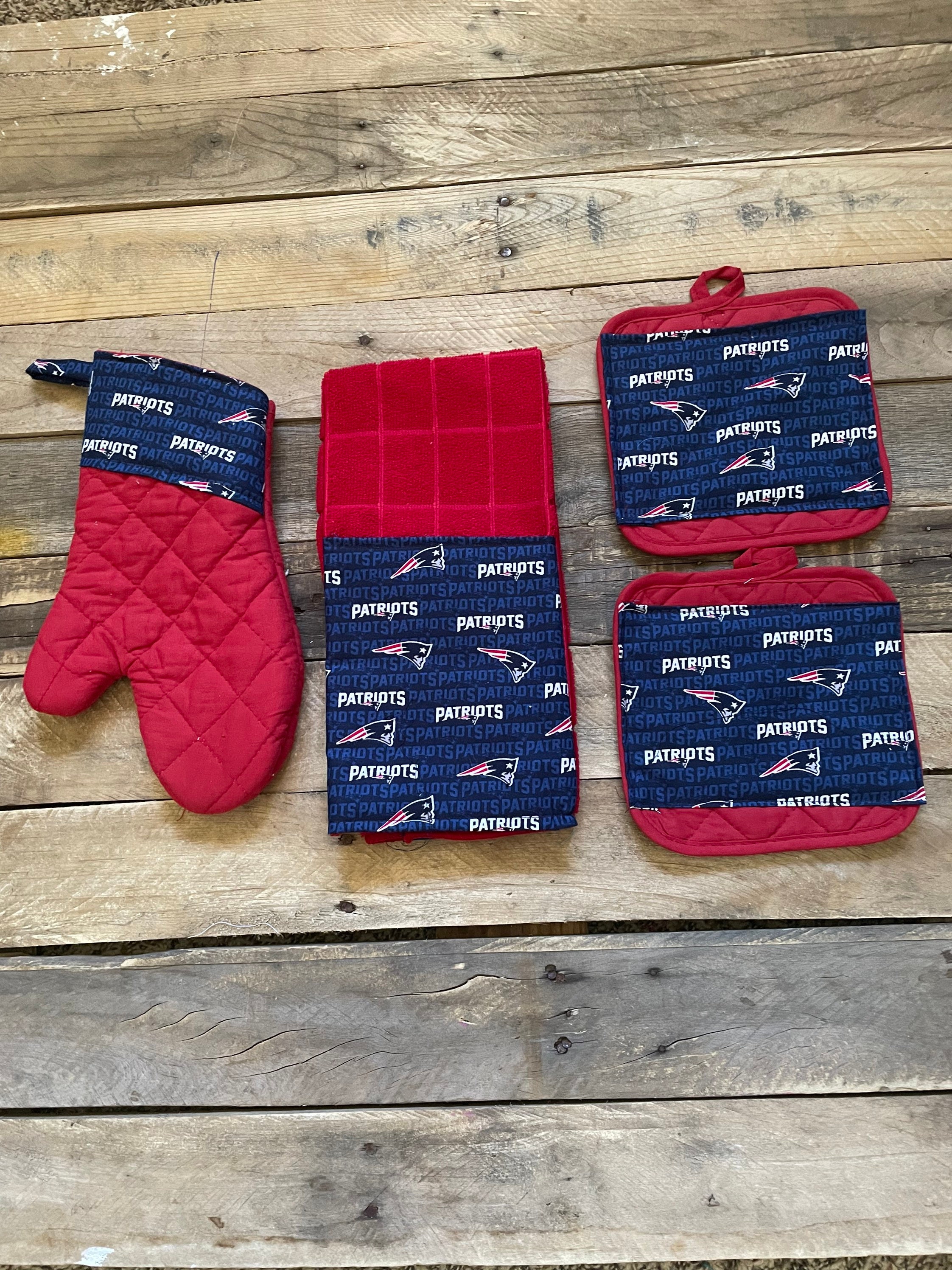 New England Patriots 4 Piece Kitchen/ Bbq Gift Set. - Etsy