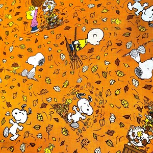 LARGE FABRIC REMNANTS All Peanuts & Snoopy Sold Individually, Not as a ...