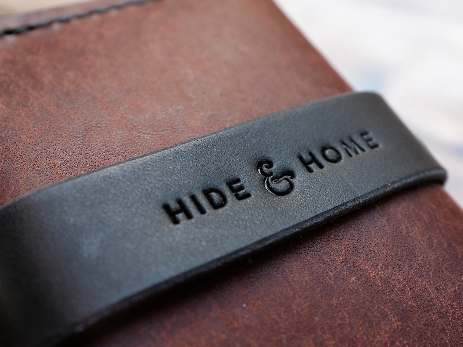 Leather Strap Wallet Italian Leather Wallet Leather Card - Etsy