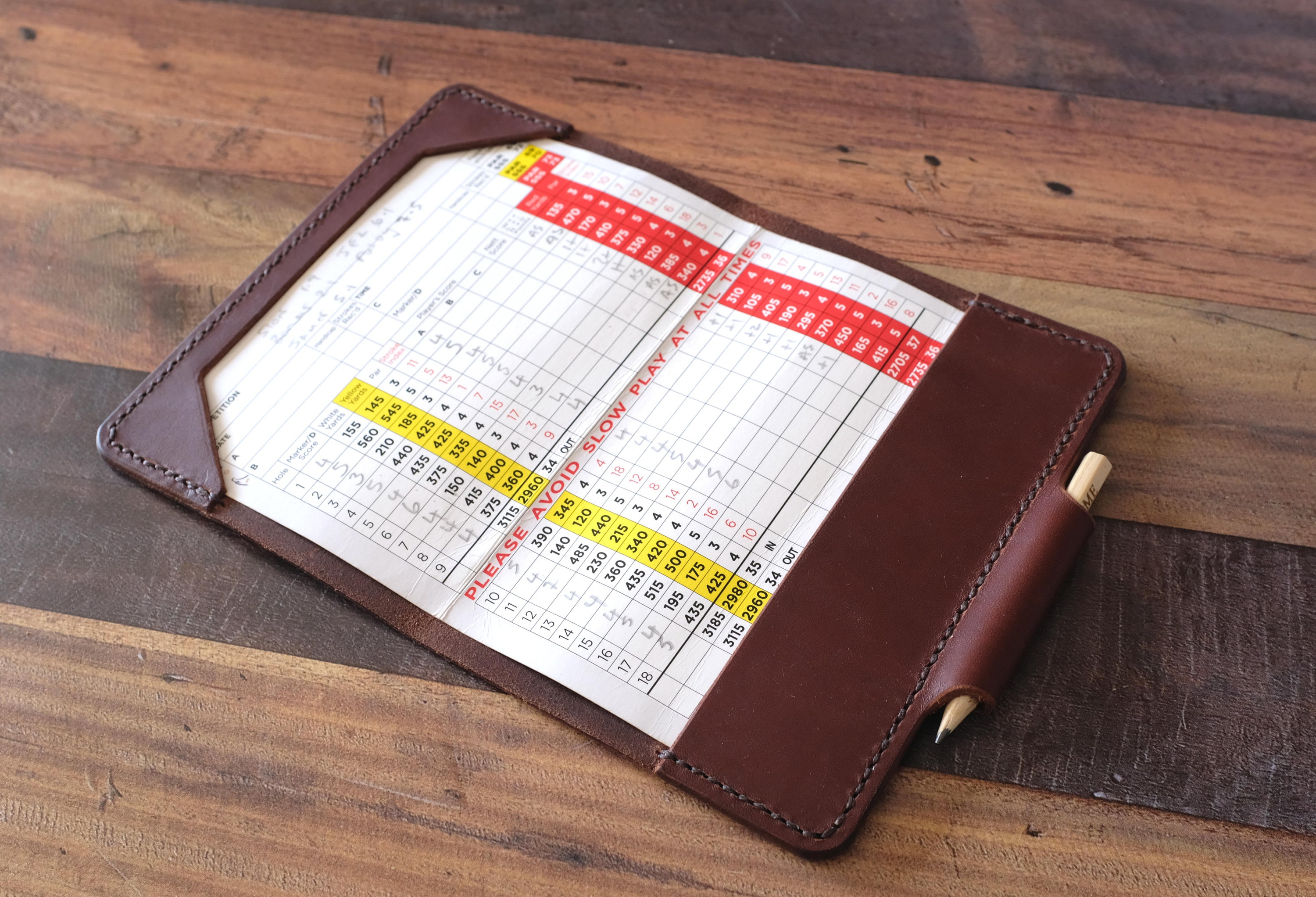 Golf Scorecard Cover