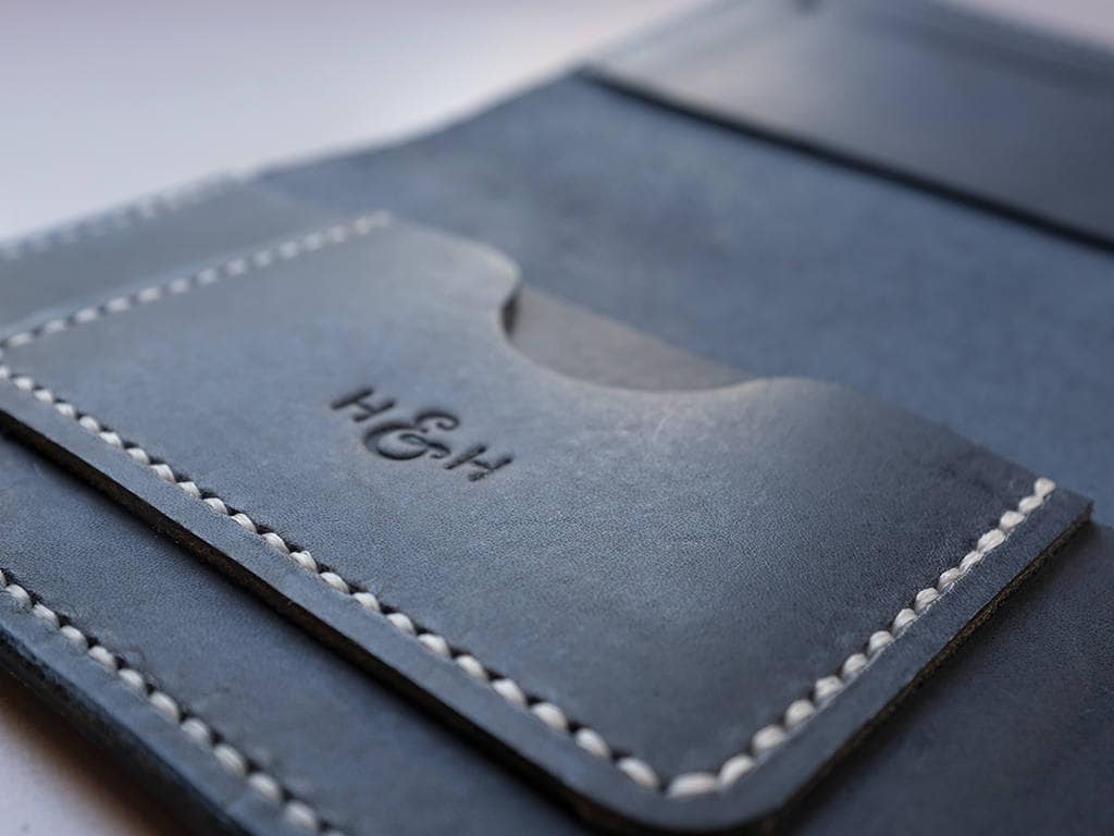 Leather Notebook Cover Tempesti Grey Leather Grey Leather - Etsy