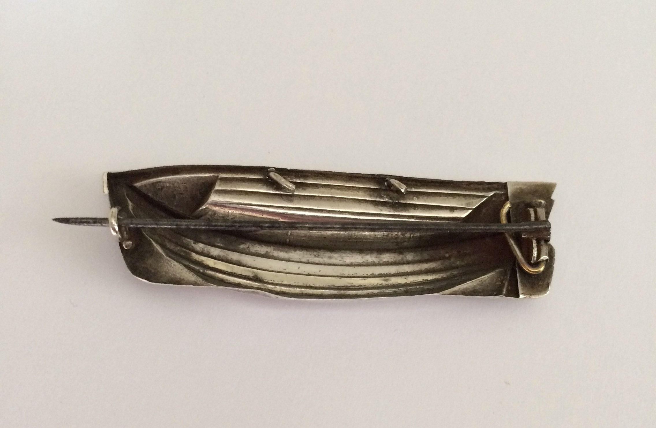 GRACE DARLING Victorian Silver Memorial Rowing Boat Brooch - Etsy