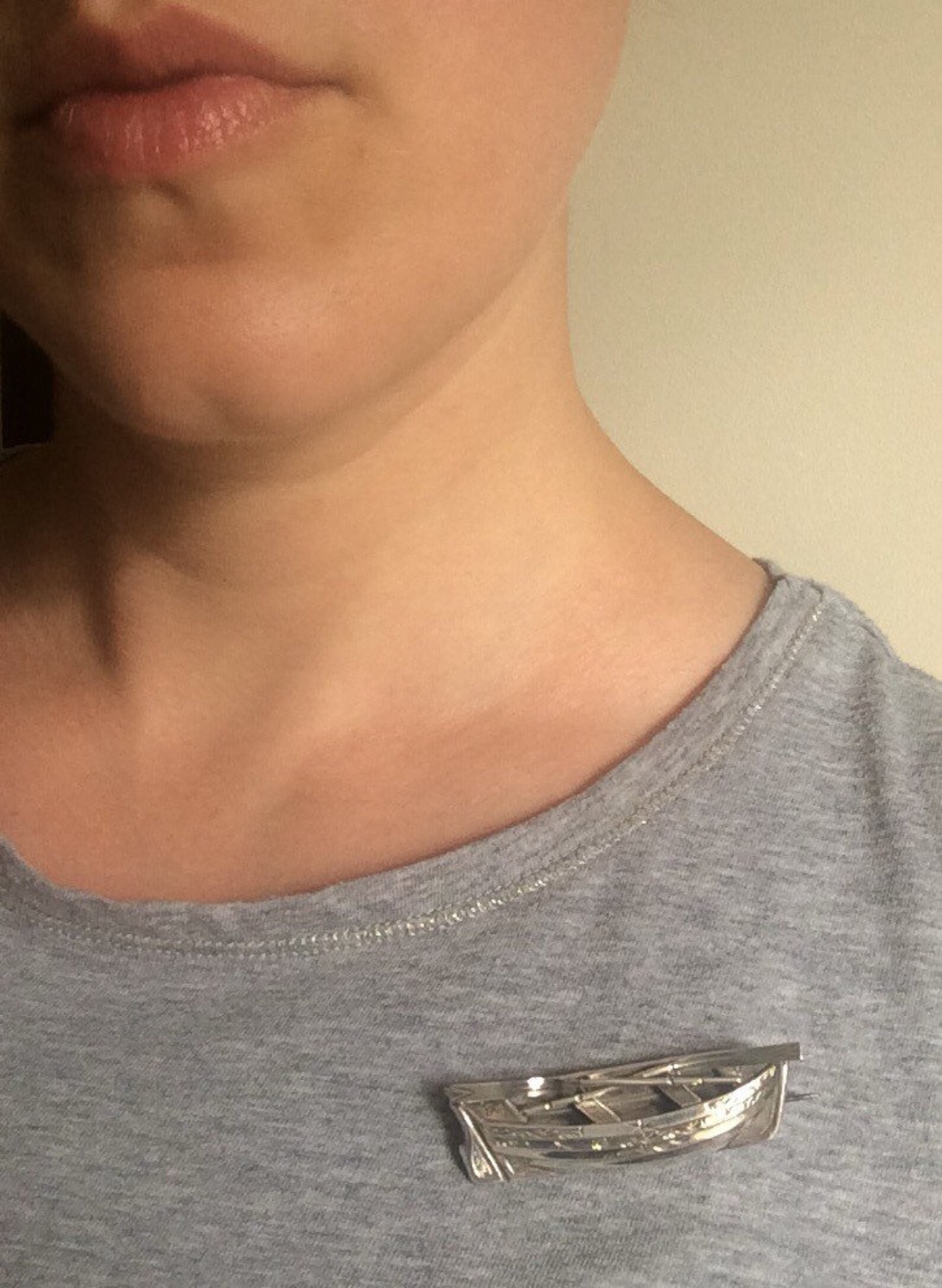 GRACE DARLING Victorian Silver Memorial Rowing Boat Brooch - Etsy