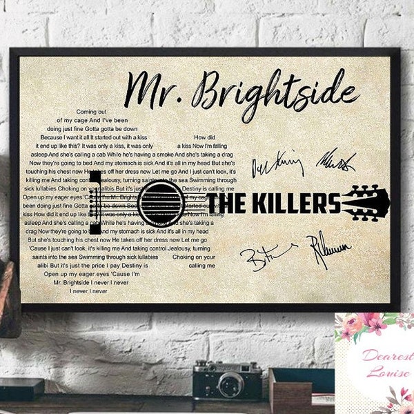 Mr Brightside - Etsy