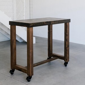 Bar Table in Espresso Finish | Hundreds of Dimensions | Dining or ...