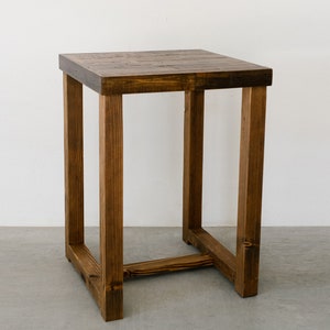 High Top Square Table in Natural, Provincial or Espresso Finish | Also ...
