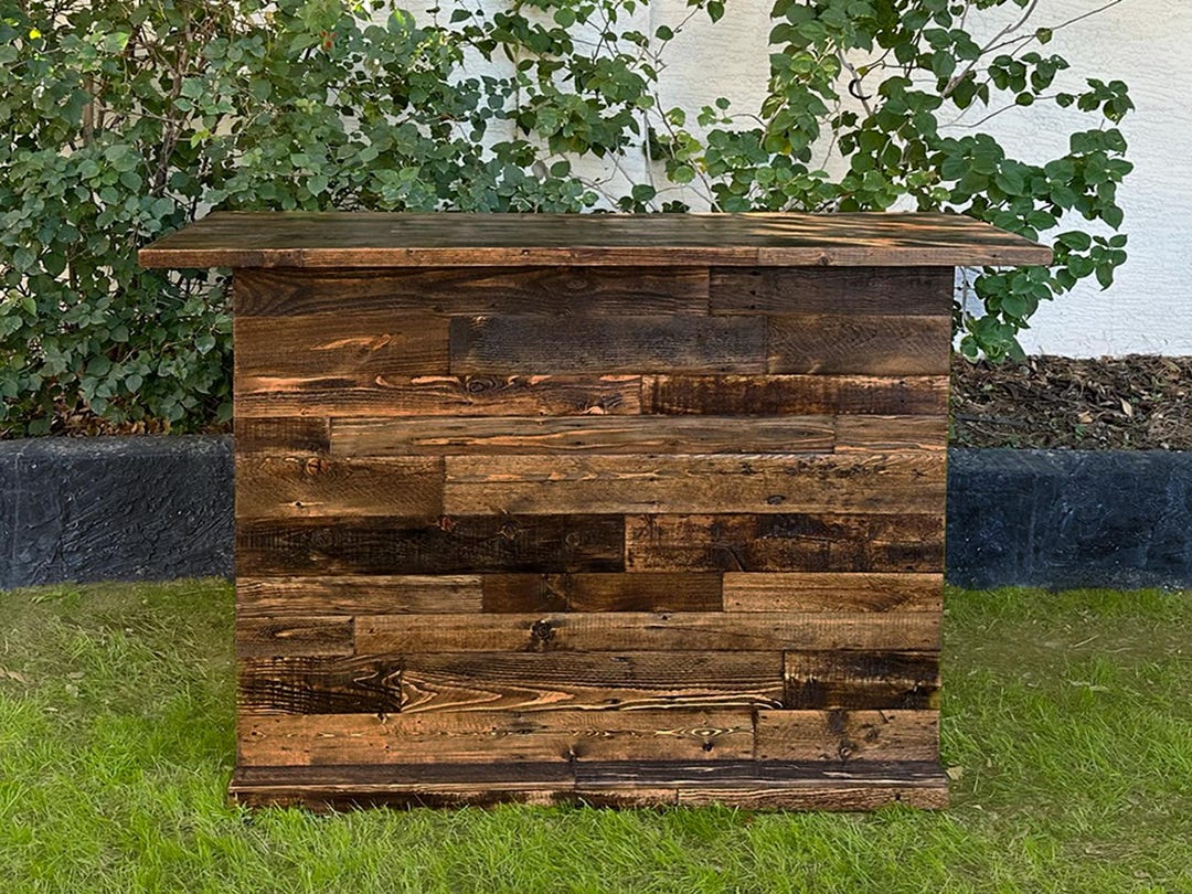 Restaurant Host Stand Reception Desk or Counter | Handmade With Rustic ...