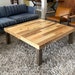 IN STOCK Coffee Table in Natural Finish 48x48 Ships Within 3-5 Days - Etsy