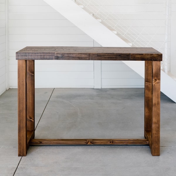 Bar Counter Height Kitchen Table - Etsy