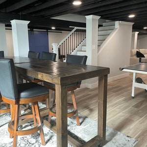 Counter Height Table in Espresso Finish | Hundreds of Dimensions ...