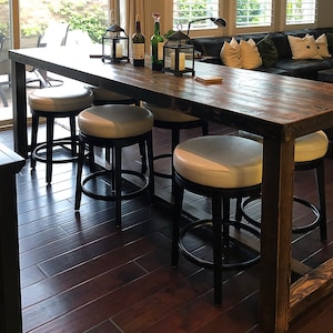 Bar Table in Espresso Finish | Hundreds of Dimensions | Dining or ...