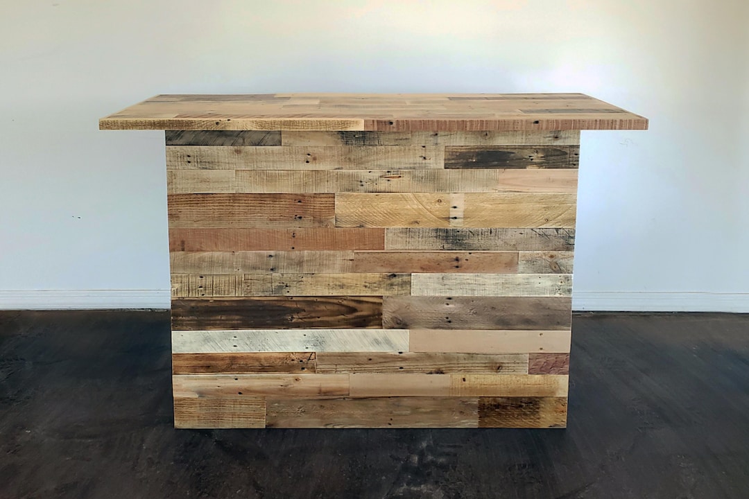 Restaurant Host Stand Reception Desk or Counter | Handmade With Rustic ...