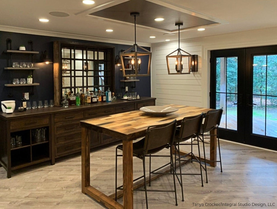 Bar Table in Unique Natural and Provincial Finish | 50+ Dimensions ...