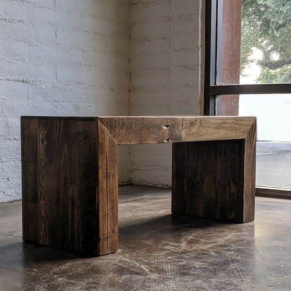 Reclaimed Wood Bench - Etsy