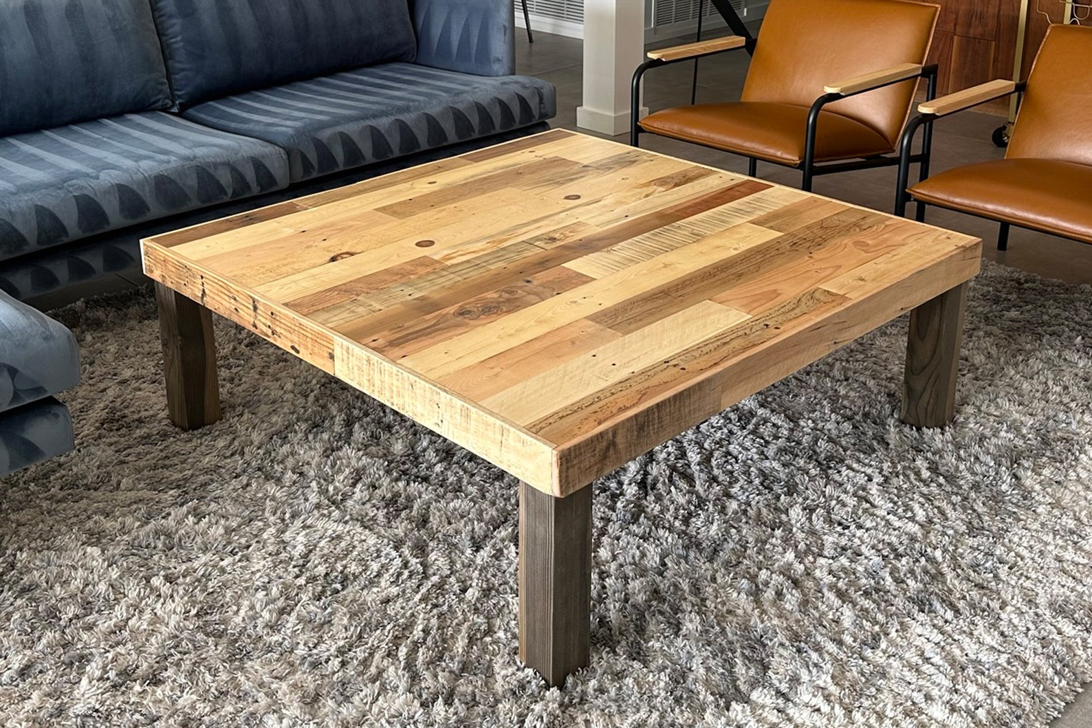 Square Coffee Table in Natural, Provincial or Espresso Finish Color ...