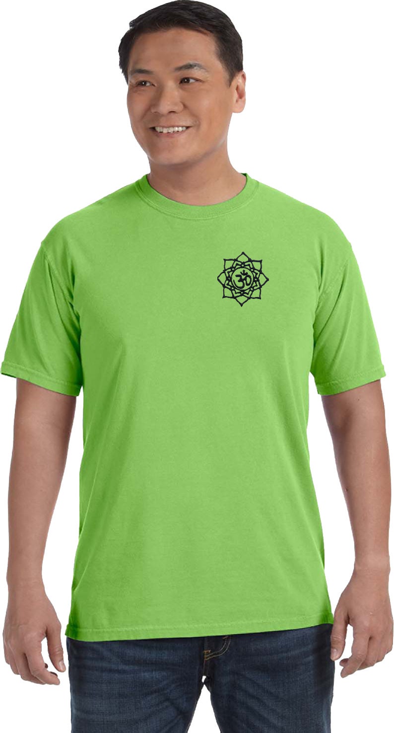 Black Lotus OM Patch Pocket Print Adult Yoga Heavyweight | Etsy