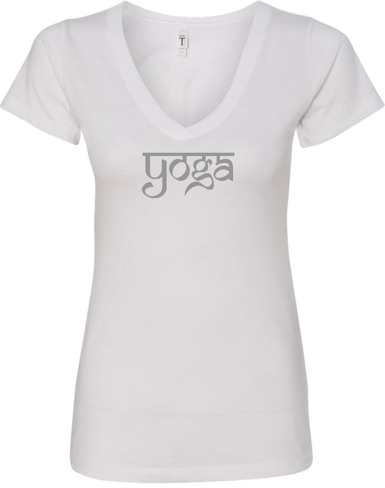 Sanskrit Yoga Text Ladies Yoga V-neck Tee Shirt = SANSKRIT-N1540 - Etsy