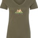 Downward Human Ladies Yoga V-neck Tee Shirt = DHUMAN-N1540 - Etsy