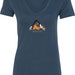 Copy Cat Ladies Yoga V-neck Tee Shirt = COPYCAT-N1540 - Etsy