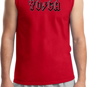 Classic Rock Yoga Men's Sleeveless Muscle Tee T-shirt = 2700 ...