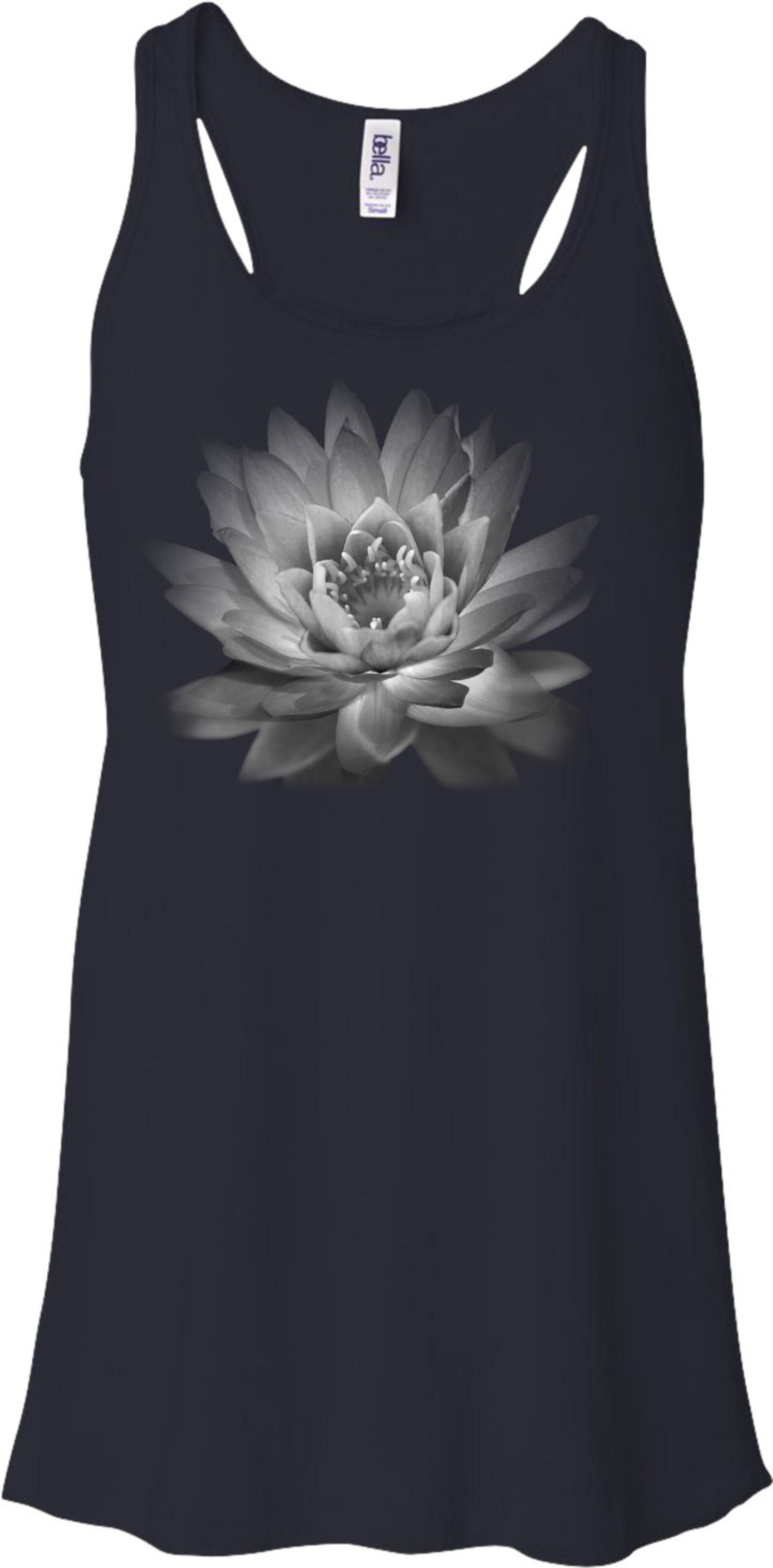 Lotus Flower Ladies Yoga Flowy Racerback Tanktop = LOTUSFLWR-8800 - Etsy