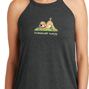 Downward Human Ladies Yoga Tri Blend Rocker Tanktop = DHUMAN-DT137L - Etsy
