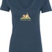 Downward Human Ladies Yoga V-neck Tee Shirt = DHUMAN-N1540 - Etsy