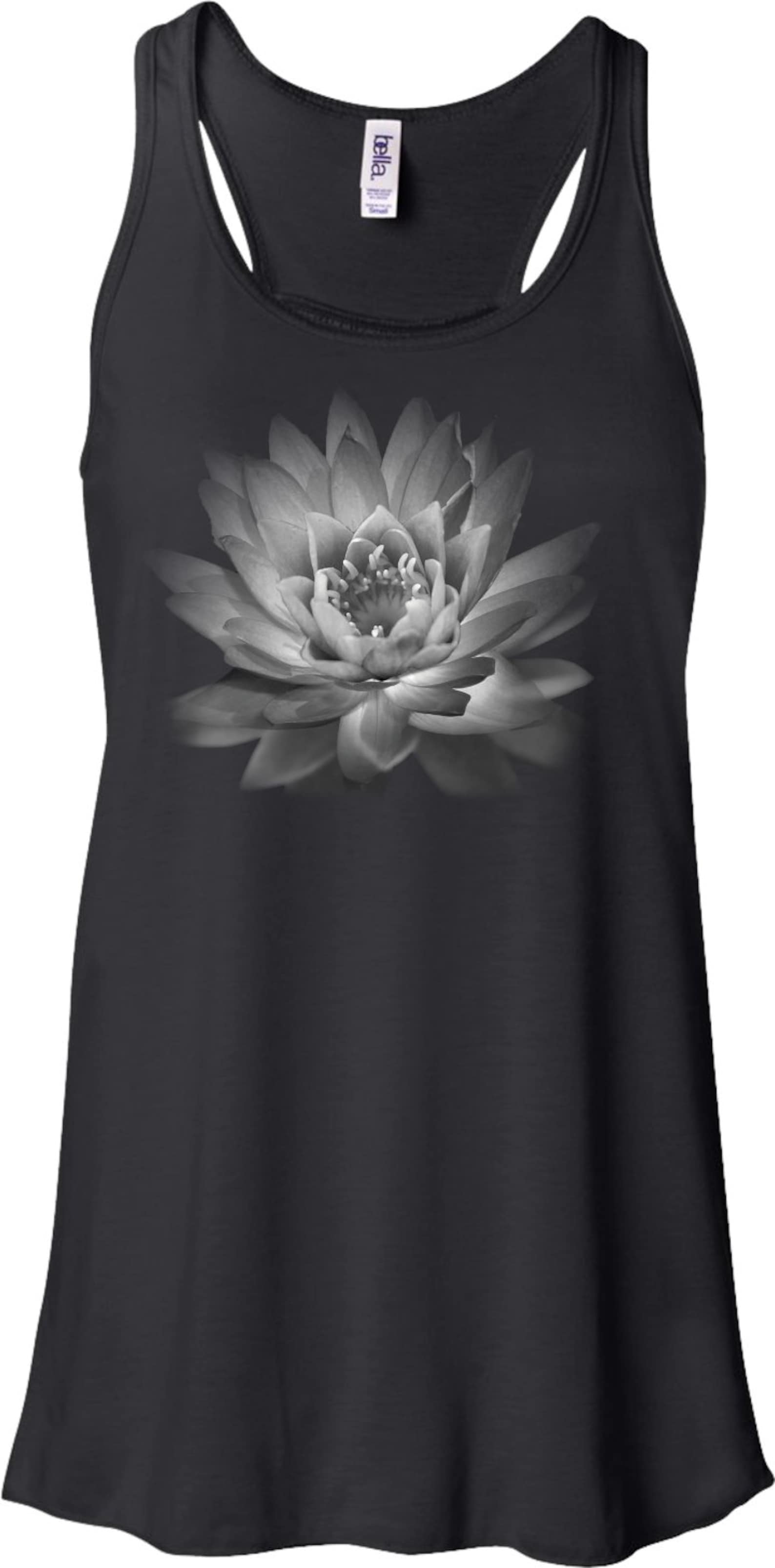 Lotus Flower Ladies Yoga Flowy Racerback Tanktop = LOTUSFLWR-8800 - Etsy