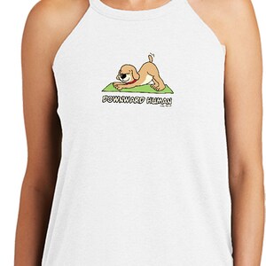 Downward Human Ladies Yoga Tri Blend Rocker Tanktop = DHUMAN-DT137L - Etsy