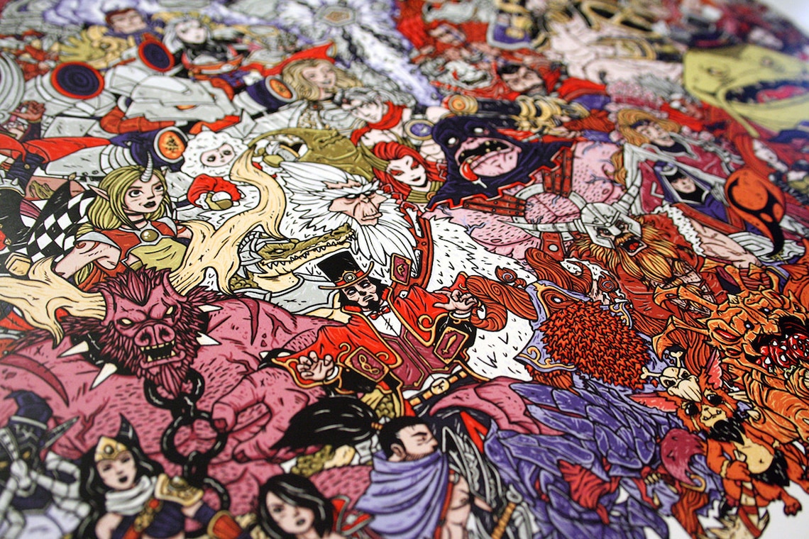 League of Legends Champions Poster A3 Size - Etsy