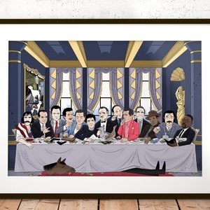 The Last Mafia Supper A3 Poster - Etsy
