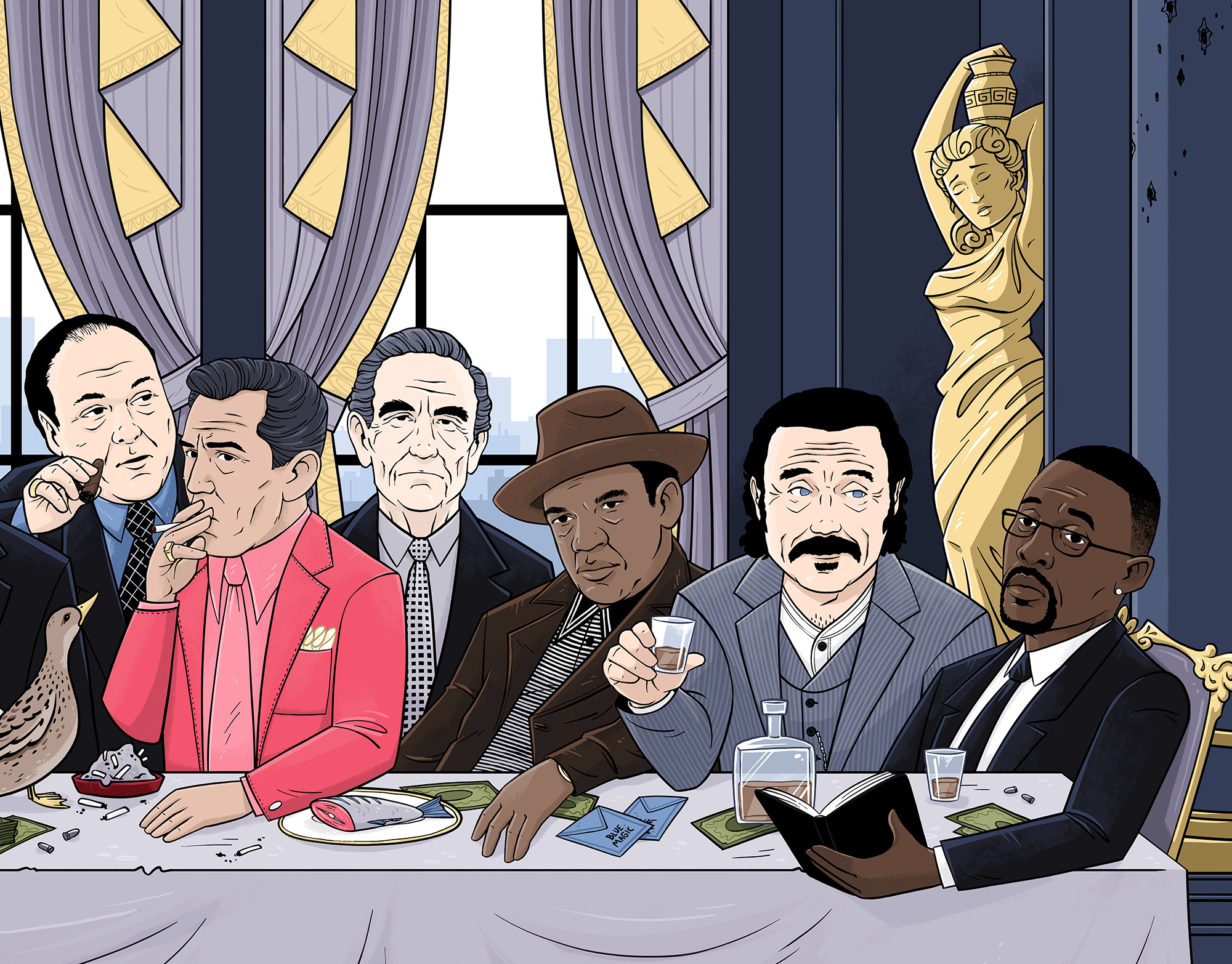 The Last Mafia Supper A3 Poster - Etsy