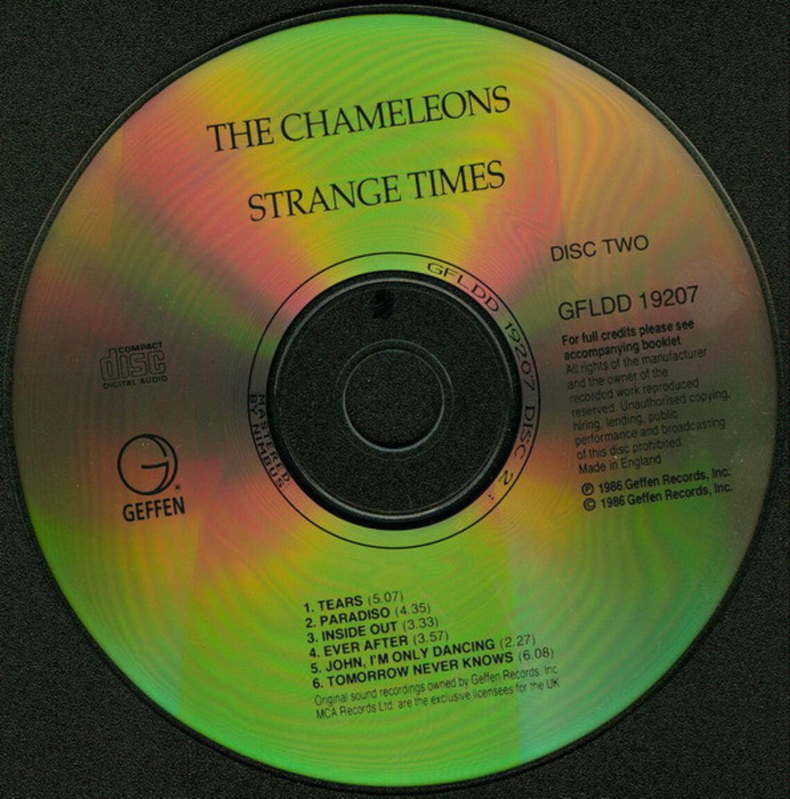 The Chameleons Strange Times | Etsy The Chameleons Strange Times | Etsy