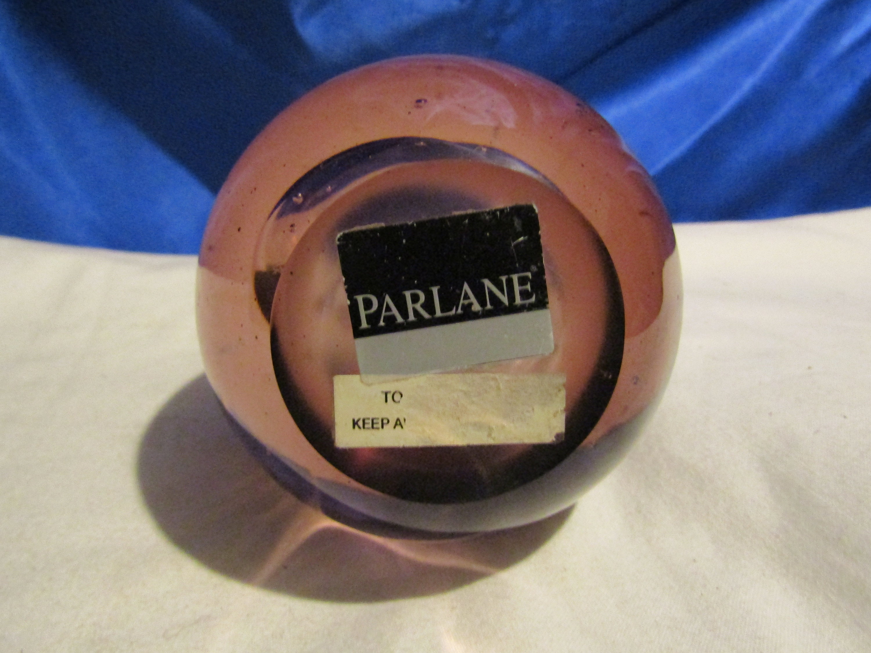 Vintage Parlane Lilac Paperweight con 3 Spirels Controlados - Etsy México
